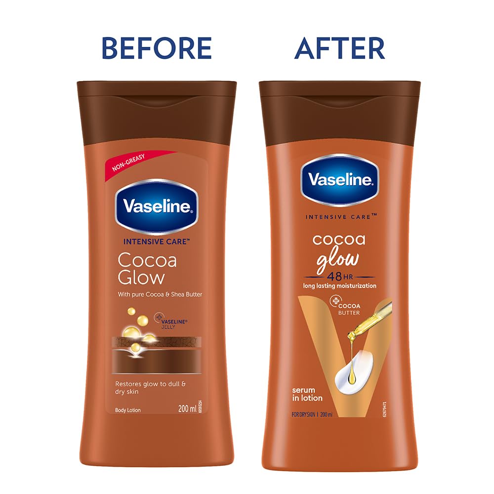 Buy Vaseline Cocoa Glow Lotion, 200ml Online – Indicrest.com