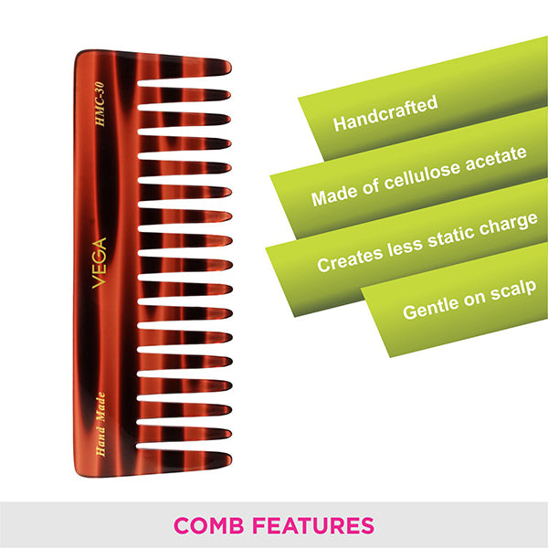 Vega Shampoo Comb (Large) - HMC-30 – Indicrest.com